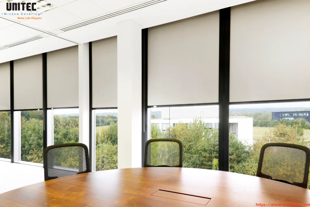 rolling curtains – Screen fabric, Roller Blinds